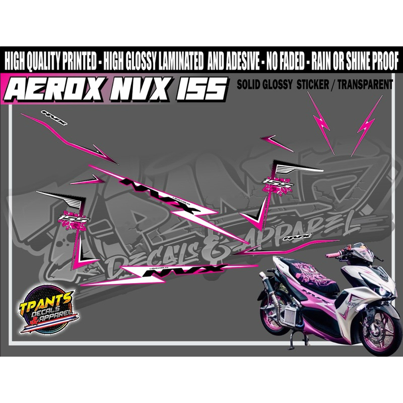 Aerox 155 Nvx Flower Sticker Decals | Shopee Philippines
