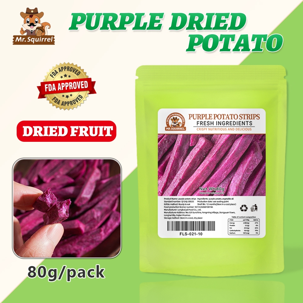 Purple Dried Potato Vegetable chips 80g Purple Potato chips Healthy ...