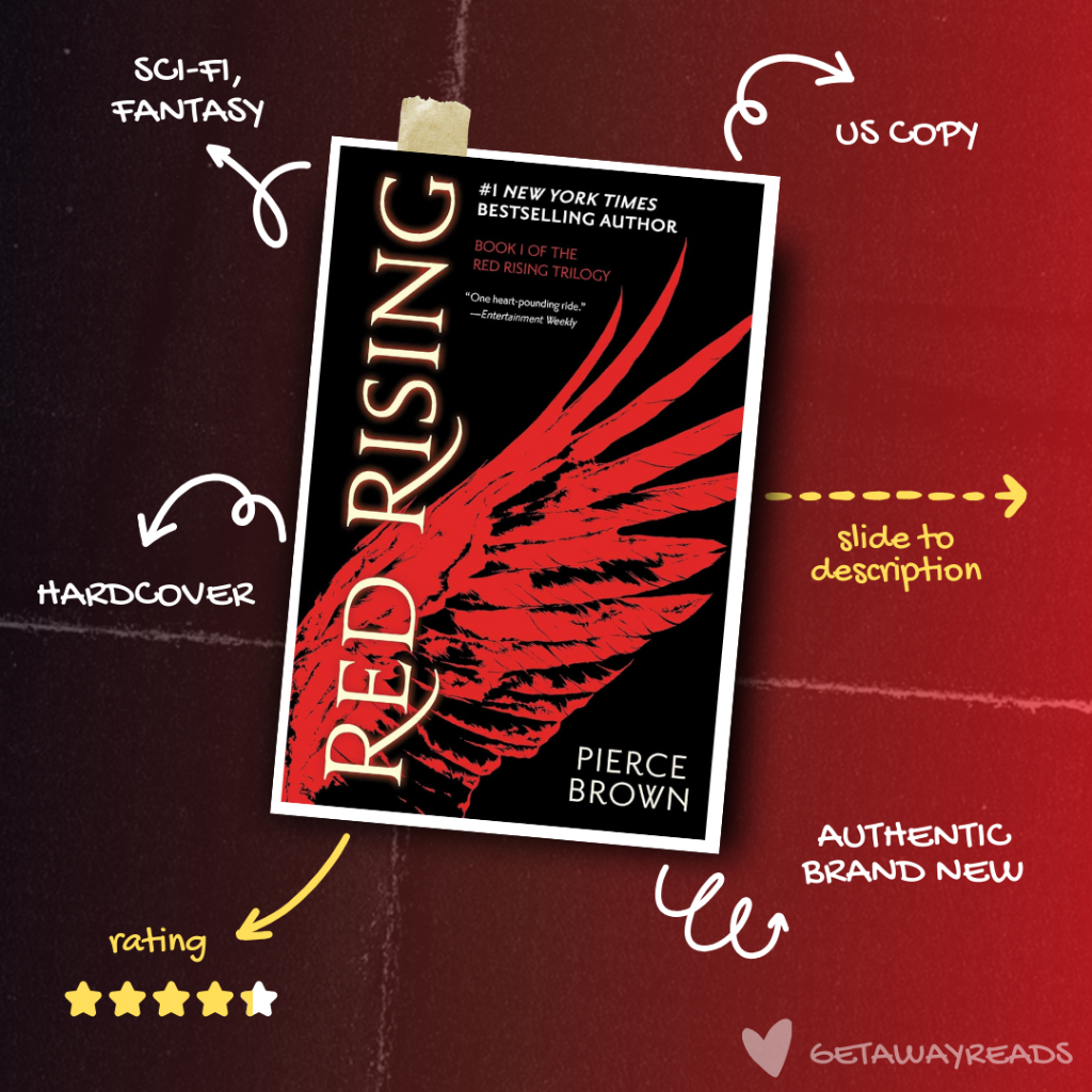 Red Rising by Pierce Brown (Hardcover) | Shopee Philippines