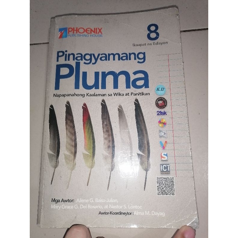 Pinagyamang Pluma 8 4th Edition by Ailene G. Baisa-julian | Shopee Philippines
