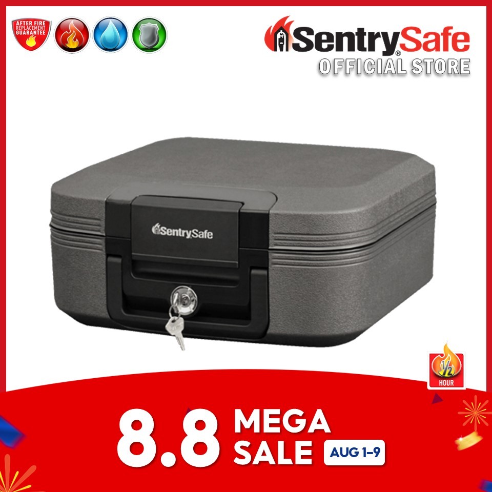 SENTRY SAFE CHW20201 Fire + Security Waterproof Small 7.8 Liter Chest ...