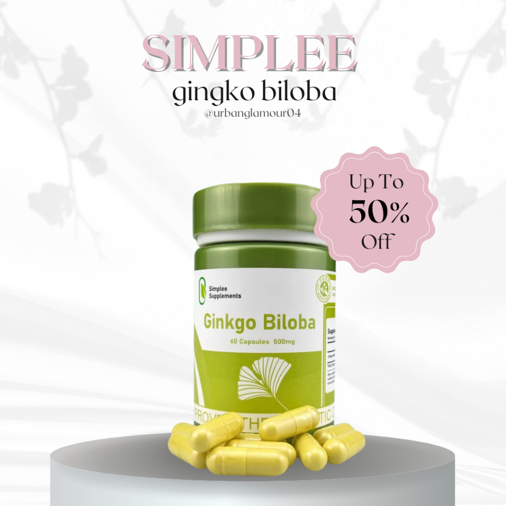 Simplee Ginkgo Biloba Capsule Supplement | Shopee Philippines