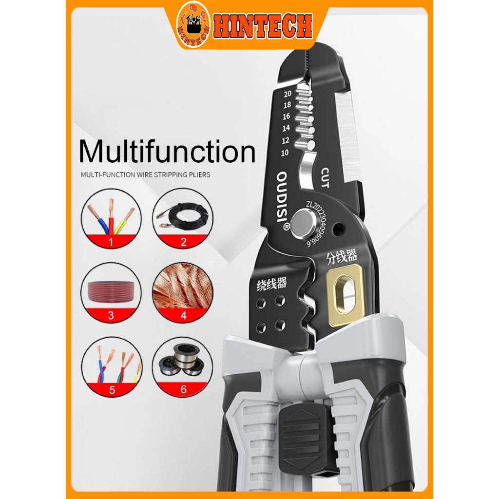 Wire Stripper Multipurpose Electrician Pliers Wire Stripper Cable ...