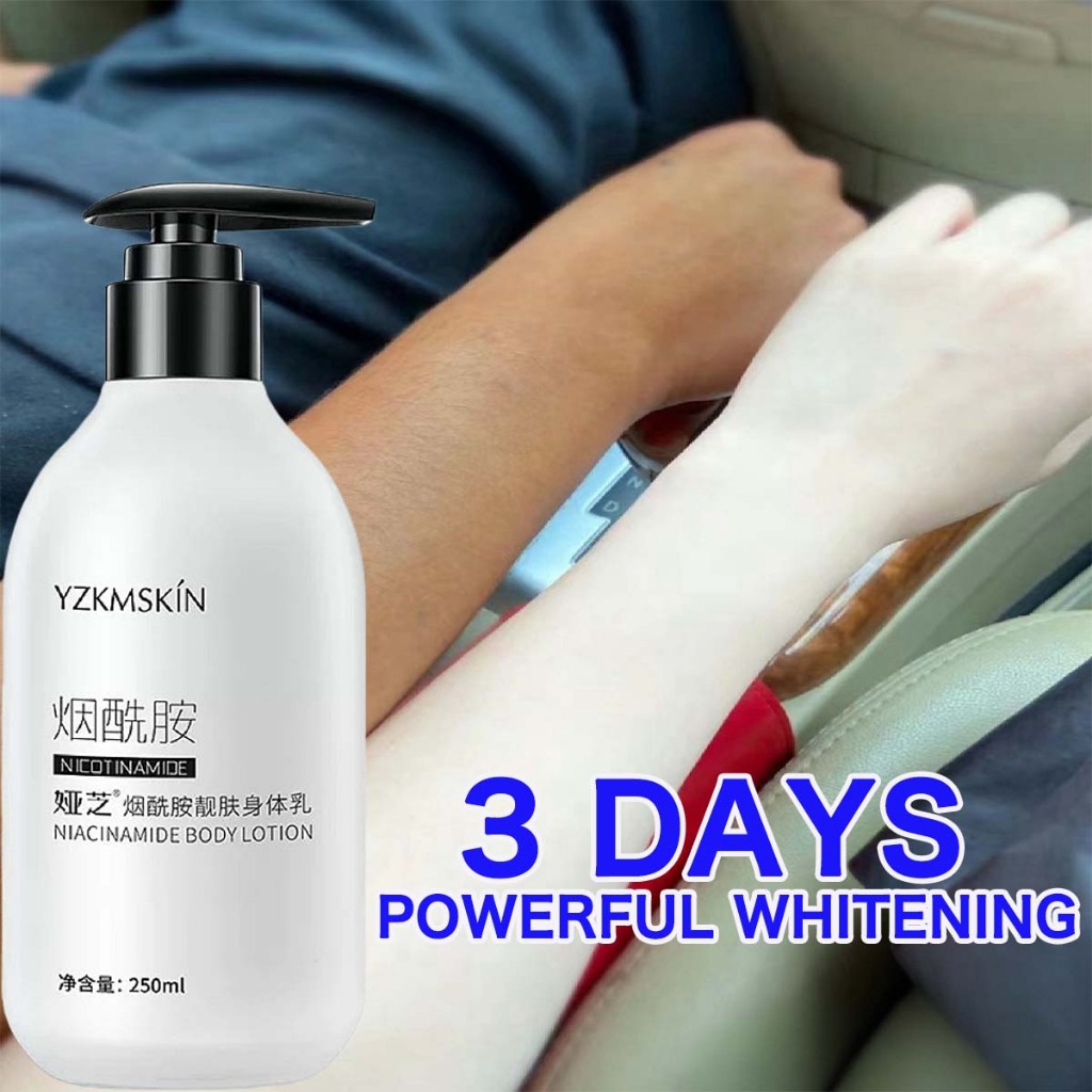 [BUY 1 TAKE 1]Niacinamide Whitening Body Lotion Moisturizing Skin Care Permanent Whitening 250ml ...