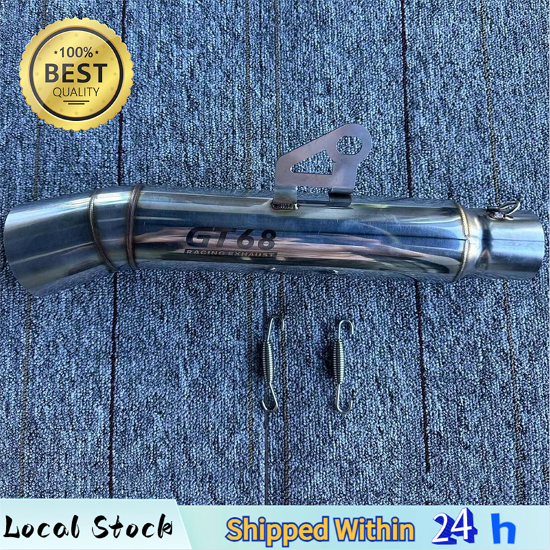 Universal 51mm Motorcycle Exhaust Racing rear pipe Full Exhaust System ...