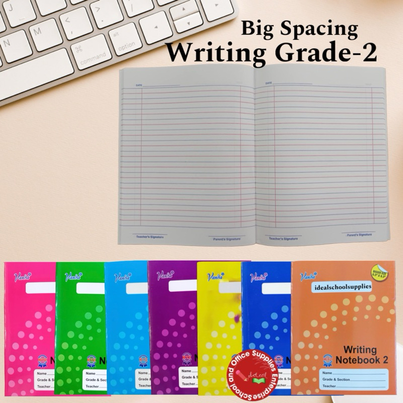 Vanda Writing Notebook Grade-2 Big Spacing | Shopee Philippines