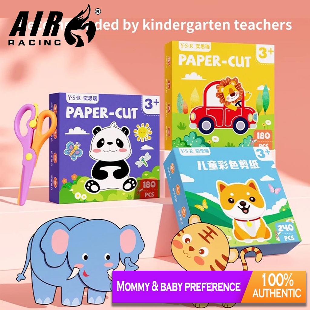 DIY Cartoon Paper Cutting Activities / Cut and Paste Scissors Skill ...