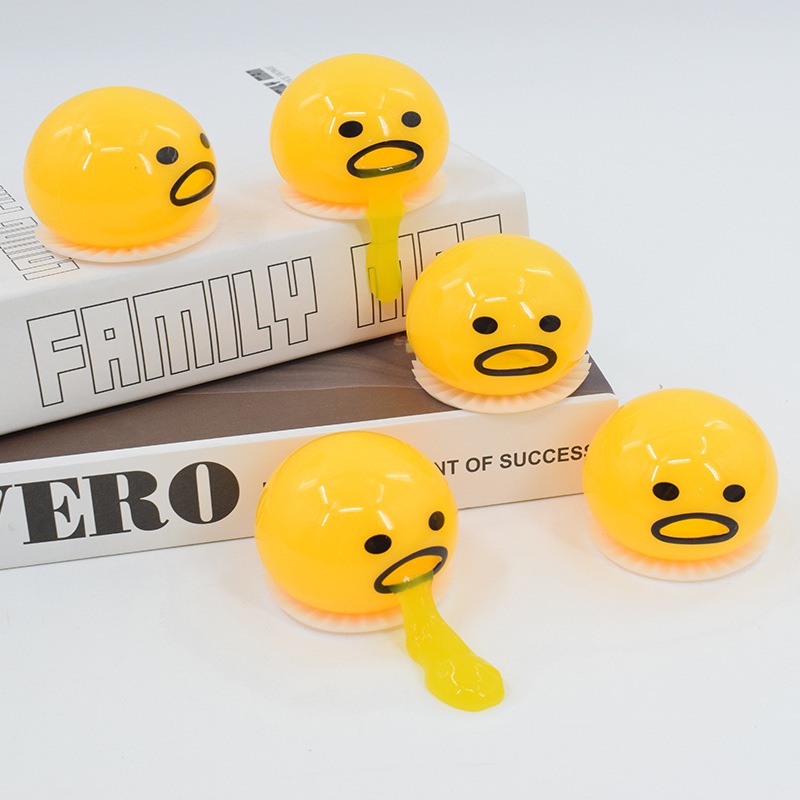 Egg Yolk Stress Ball Anti Stress Egg Toy Lazy Egg Toy | Shopee Philippines