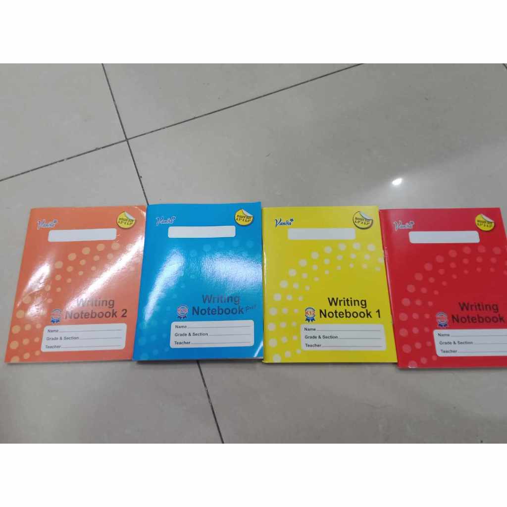 Vanda K-12 Writing Notebook Prep/Grade 1/Grade 2/Grade 3/Random Colors ...