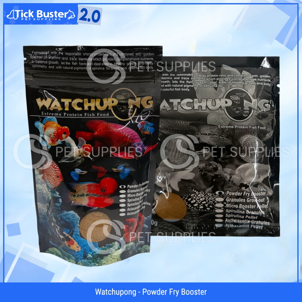 TBS - MS AQUATICS WATCHUPONG Powder Fry Booster (50G/100G) | Shopee ...
