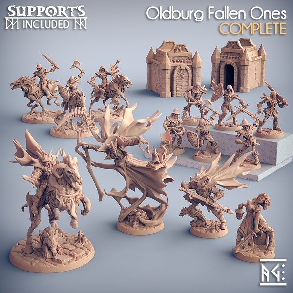 Oldburg Fallen Ones by Artisan Guild Fminiatures DND tabletop minis ...