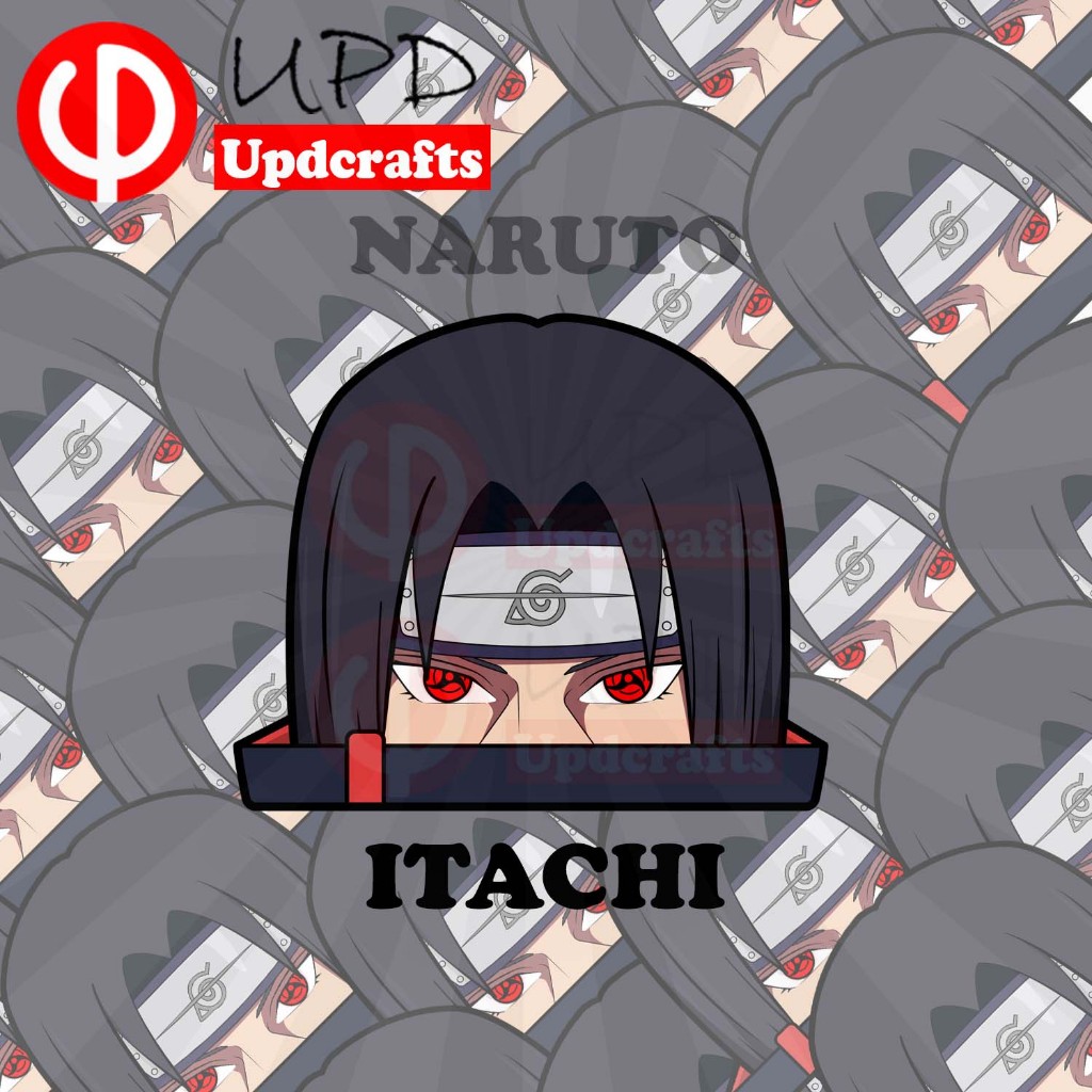 ITACHI UCHIHA - NARUTO PEEKER VINYL STICKER FADE, WATER & SCRATCH PROOF ...