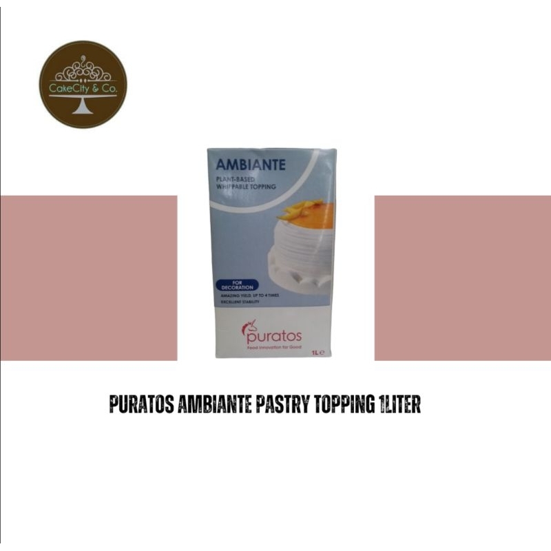 PURATOS AMBIANTE PASTRY TOPPING 1L | Shopee Philippines