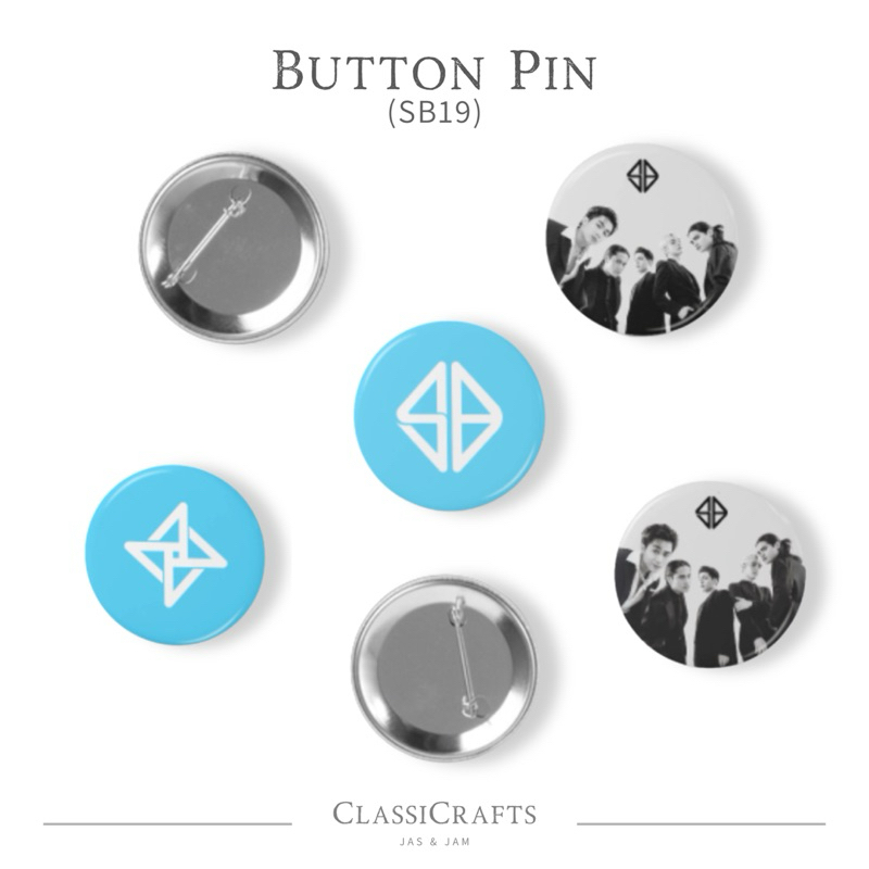 Button Pin SB19 (Size: 37mm) | Shopee Philippines