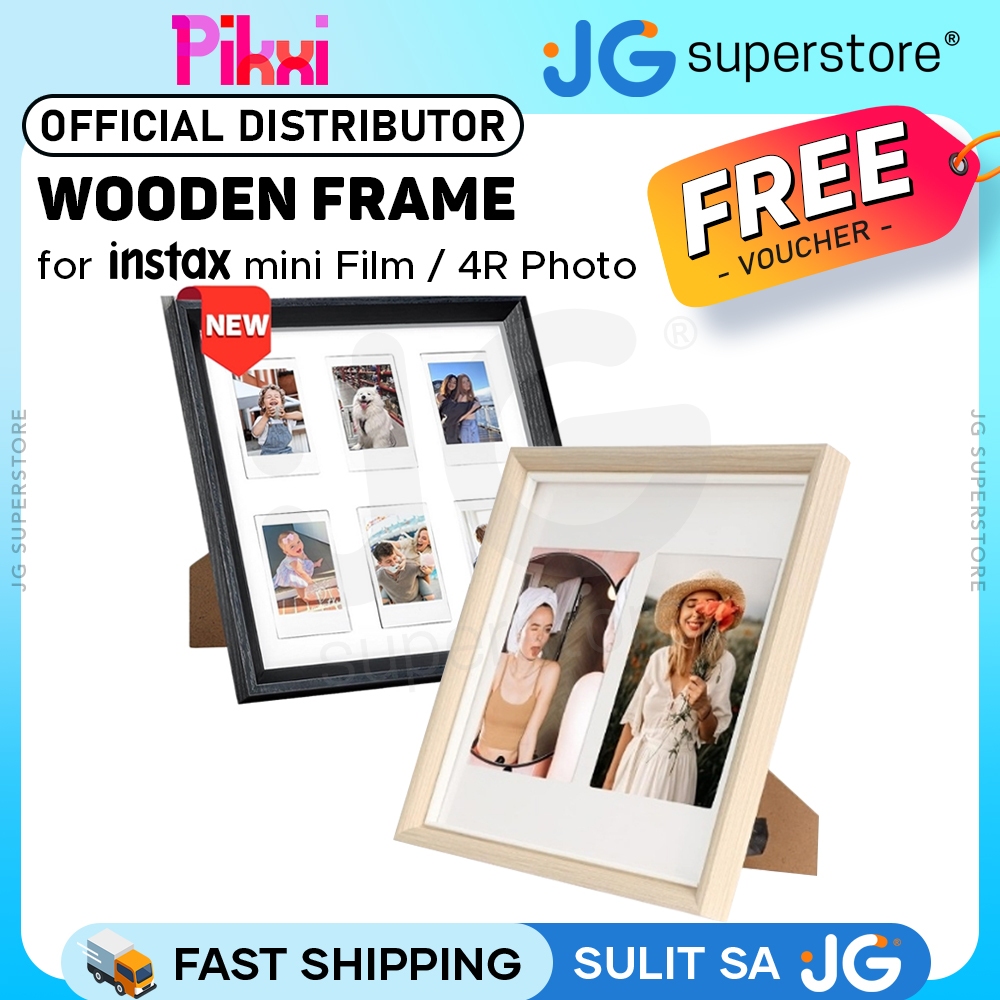 [CLEARANCE] Pikxi 2-in-1 Wooden Picture Frame for FUJIFILM Instax Mini ...