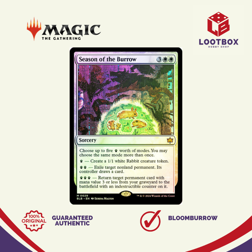 Magic the Gathering: Season of the Burrow (Mythic Rare) - Bloomburrow ...