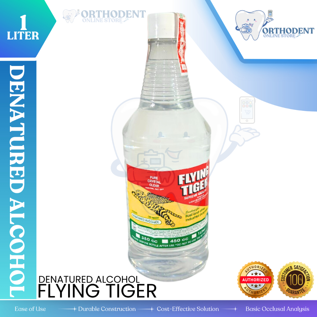 Orthodent2021 | Flying Tiger Denatured Alcohol - 1 Liter for Alcohol ...