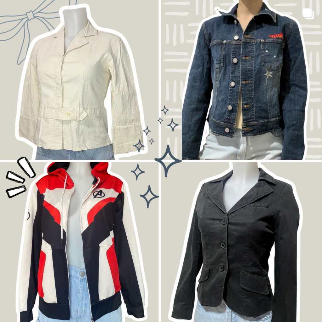 Preloved Formal, Jean Jackets, Lace Vests, Cover-ups | Shopee Philippines