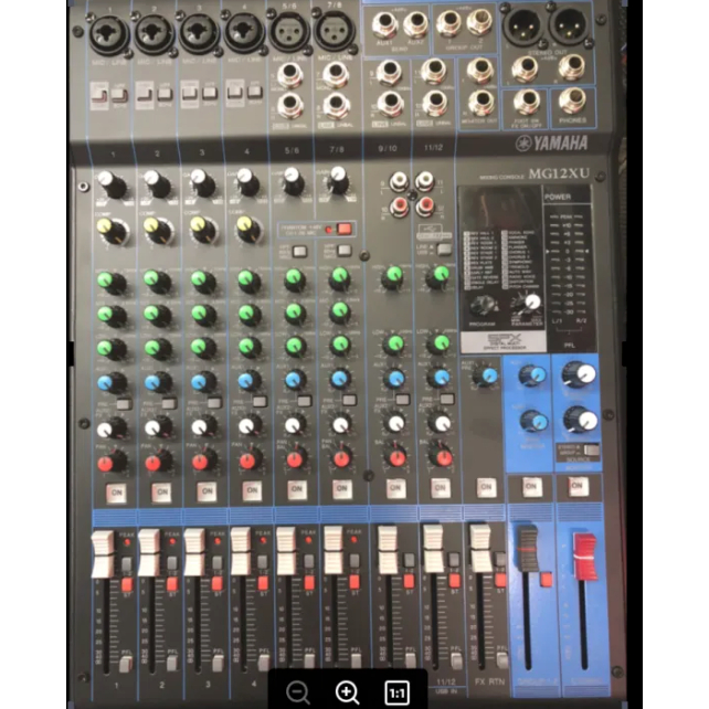 Yamaha MG-12XU Mixer 12 channel mixer [TESTED BEFORE SHIP OUT] | Shopee ...