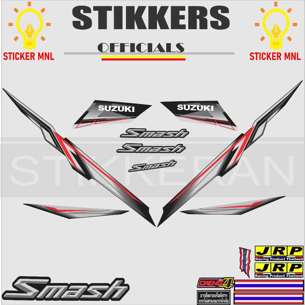 SUZUKI SMASH 115 2011 STOCK DECALS | Shopee Philippines