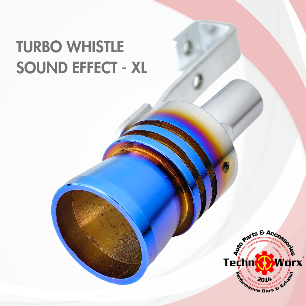XL Turbo Sound Car Whistle Muffler Exhaust Titanium Burnt Motor Car ...