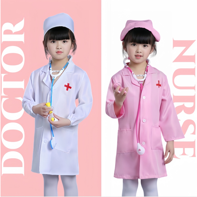 Doctor Costume For Kids Boys Girls Doctor Nurse Uniforms Doctor's ...