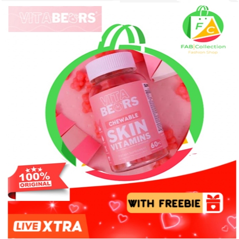 Authentic Vitabears Chewable Skin Vitamins | Shopee Philippines