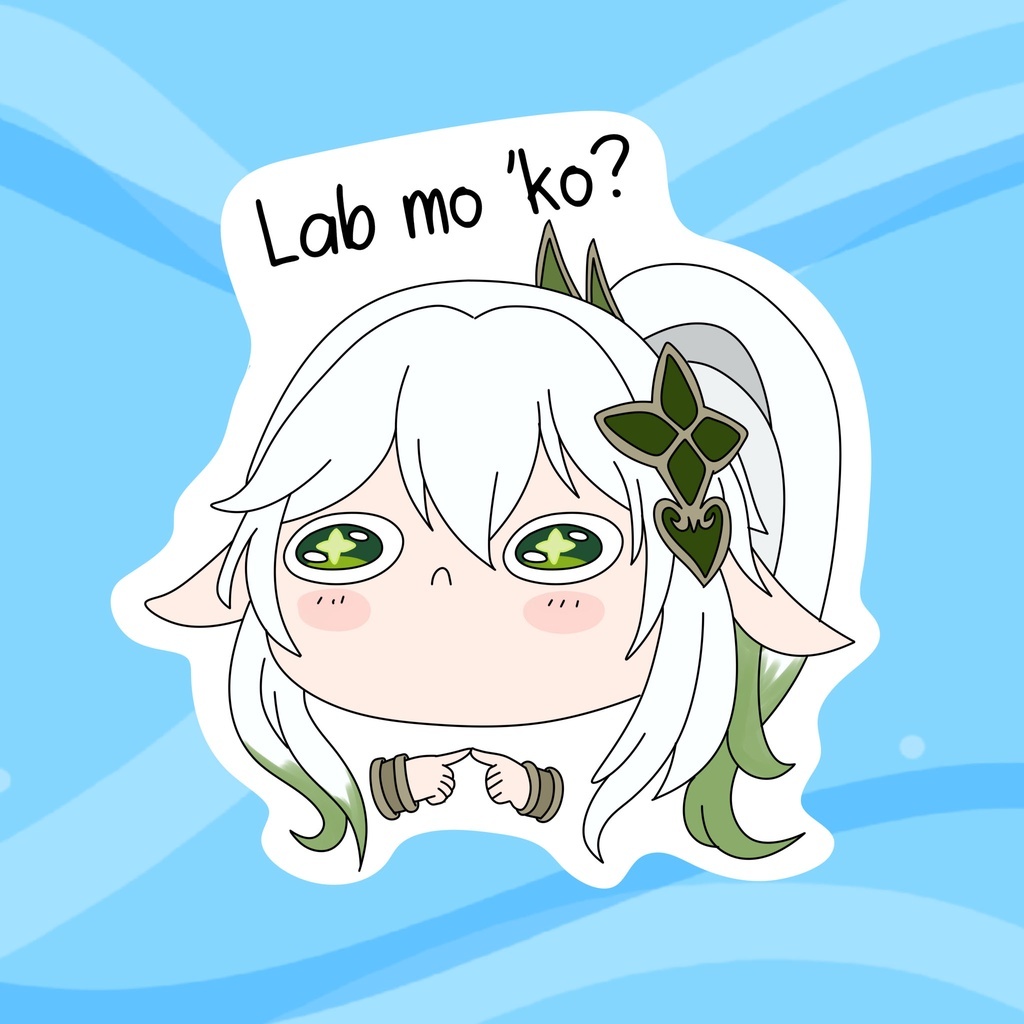 SSKAIT Nahida Waterproof funny genshin impact landi mood die cut ...