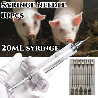 20ml Animal Use Injection Syringe/Pig Syringe With Needle/Free Gift ...