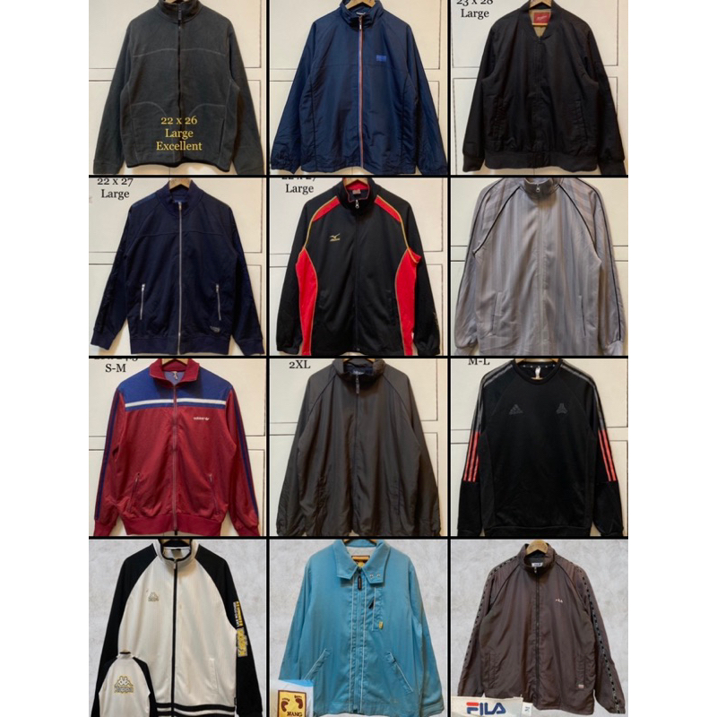 TRACK JACKETS/ WINDBREAKER/ HARRINGTON/ BOMBER (branded/not branded ...