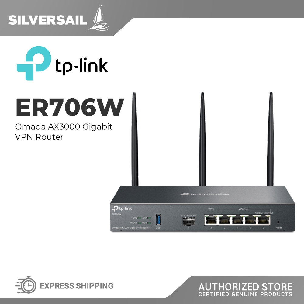 TP-Link ER706W Omada AX3000 Gigabit VPN Router | Shopee Philippines