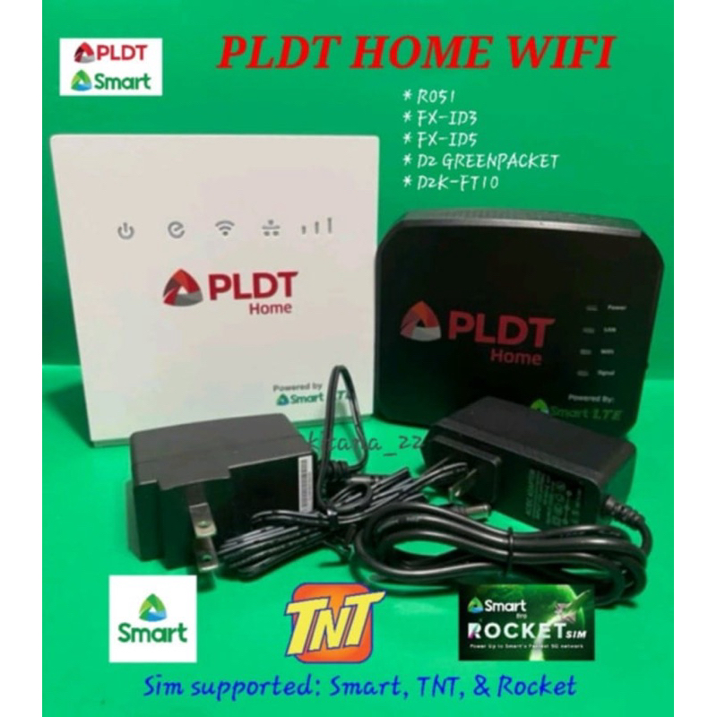 PLDT HOME PREPAID WIFI ( SMART, TNT, Rocket ) | Shopee Philippines
