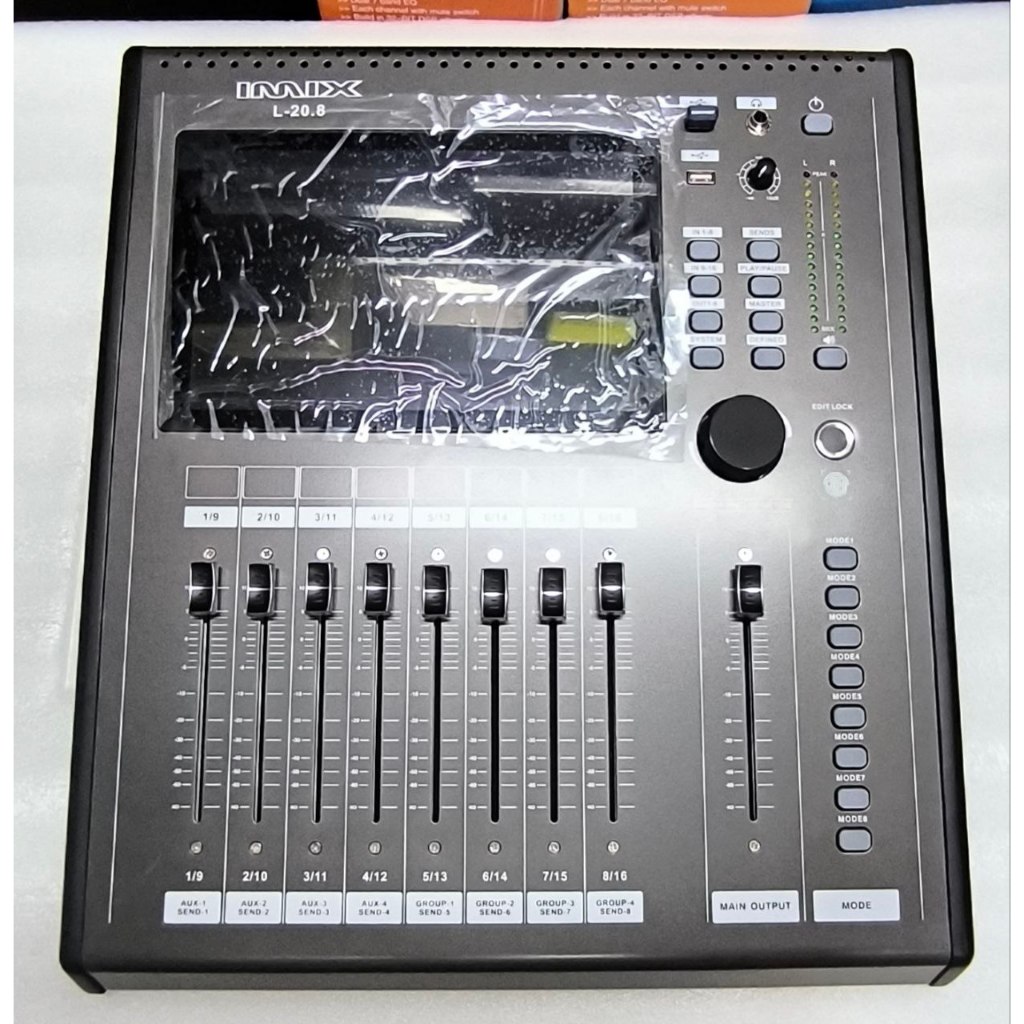 IMIX L20.8 16 channel Digital mixer with 10.1" touchscreen display 8 ...