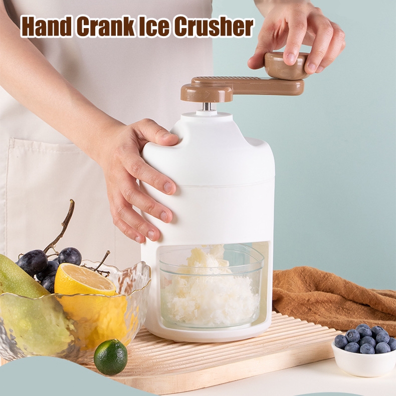 Ice Crusher Hand Crank Ice Crusher Portable Mini Manual Crank Ice ...