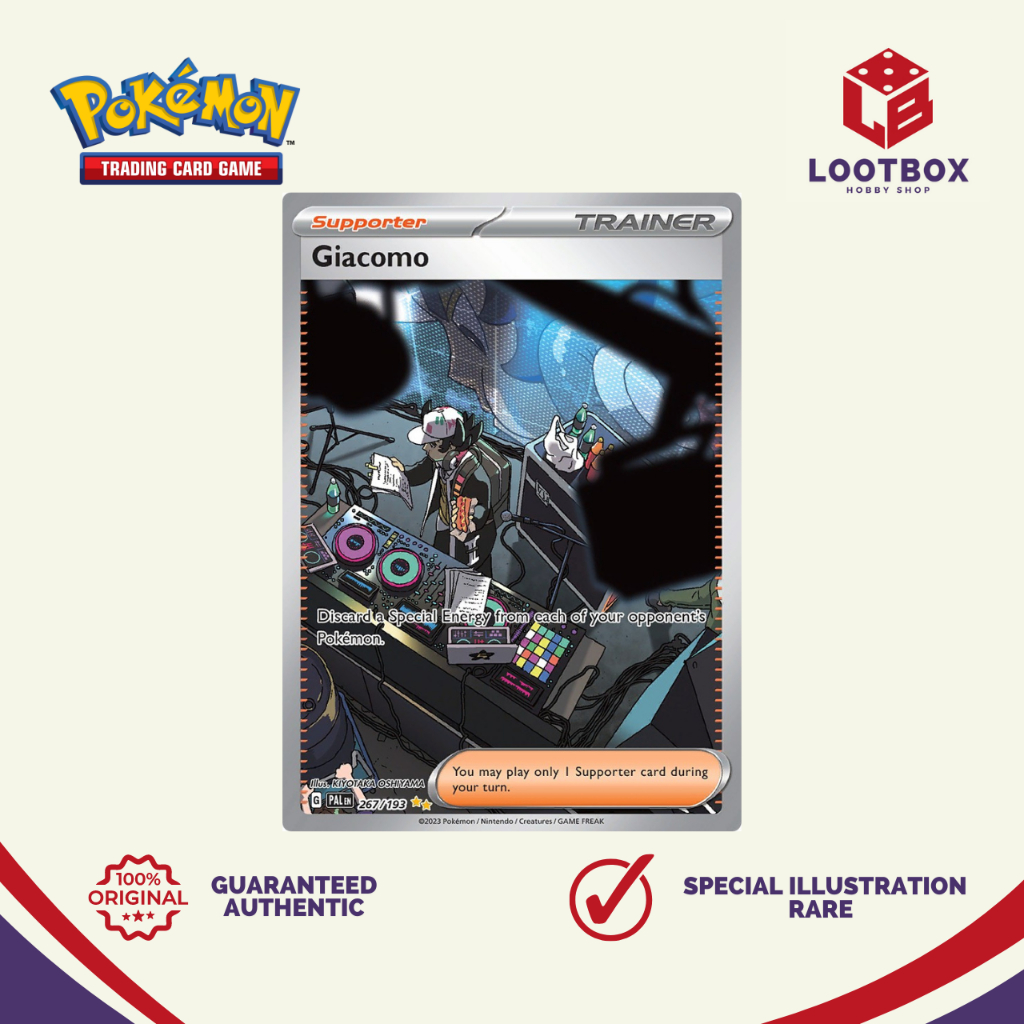 Pokemon Card Game: Giacomo (Special Illustration Rare) - Paldea Evolved ...