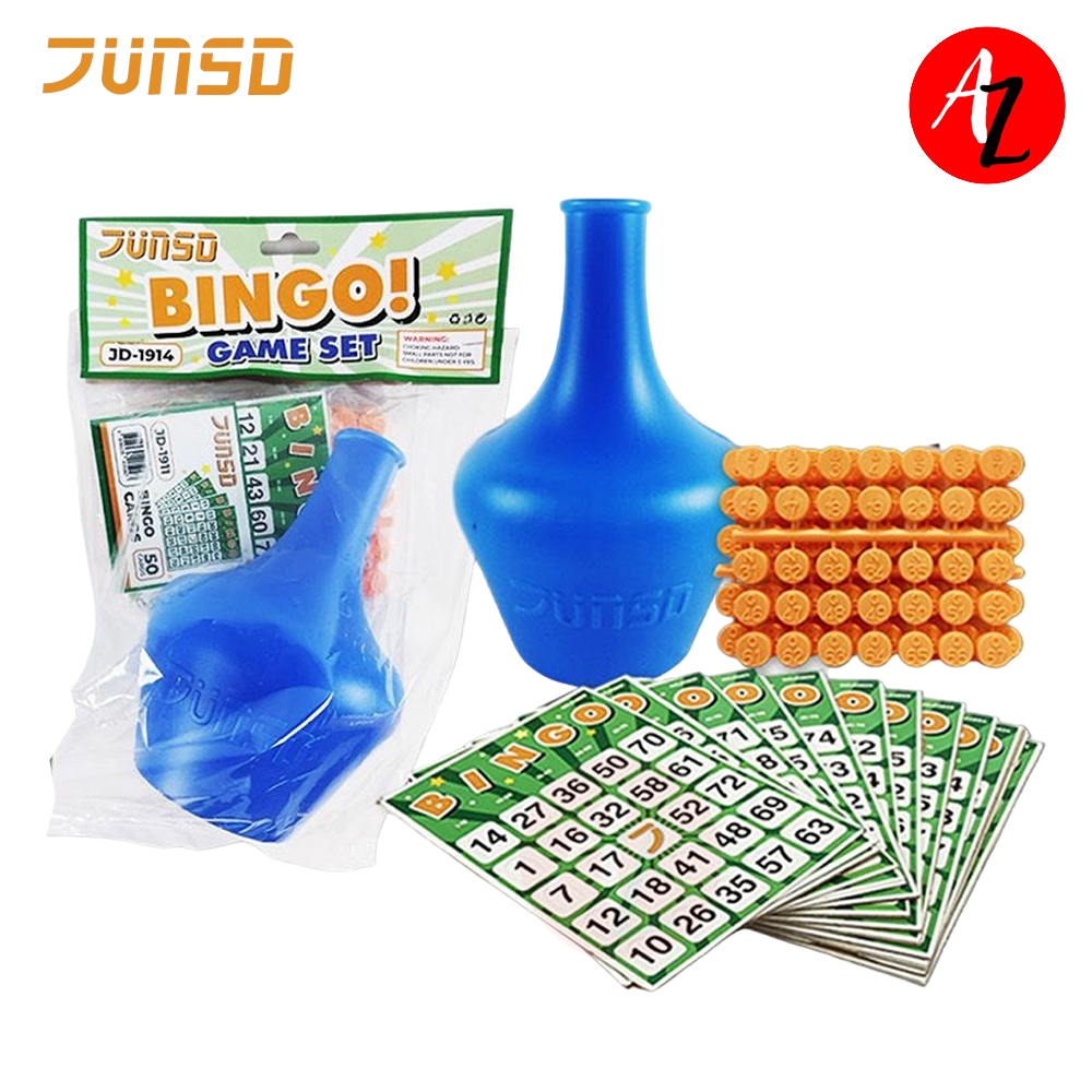 Junsd Bingo Set Shaker Plastic Chips and Cards | Shopee Philippines