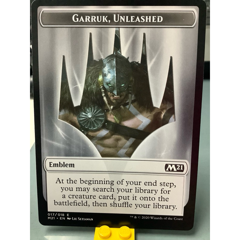 MAGIC: The Gathering - Garruk, Unleashed EMBLEM (Core Set 2021 ...