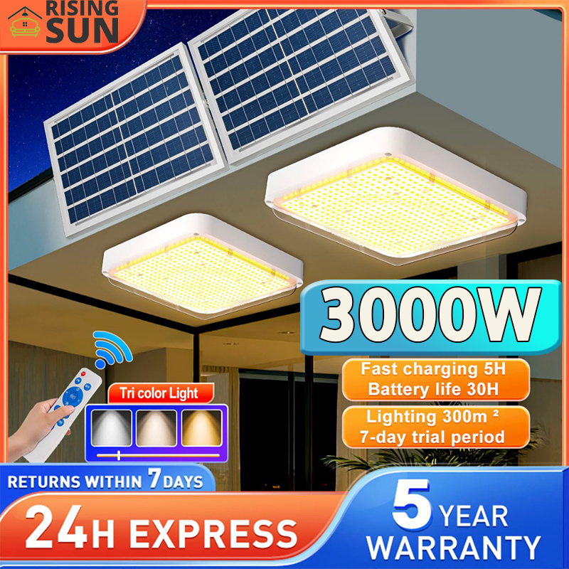 BUY 1 TAKE 1 Solar Light Indoor light 3000W Solar Ceiling Light Solar ...