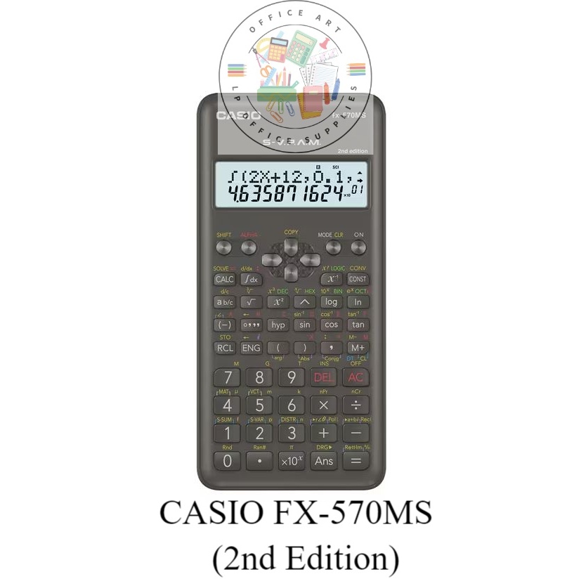 CASIO FX-570MS (2nd Edition) | Shopee Philippines