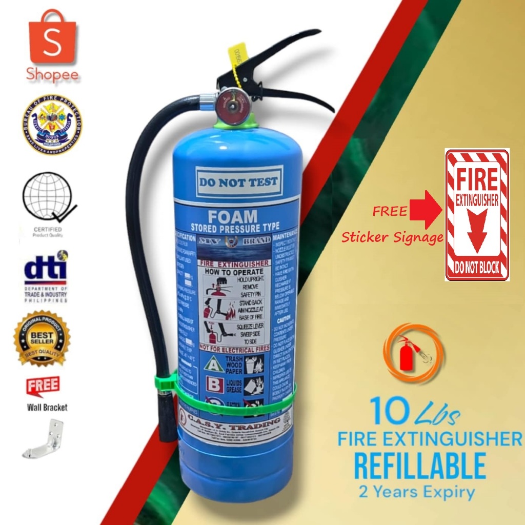 Fire Extinguisher AFFF with bracket ♞ | Shopee Philippines