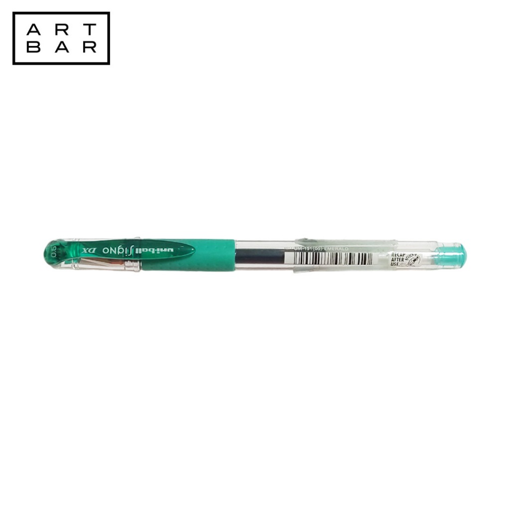 Uni Gel Pen Um151 Emerald 0.5mm - Art Bar | Shopee Philippines
