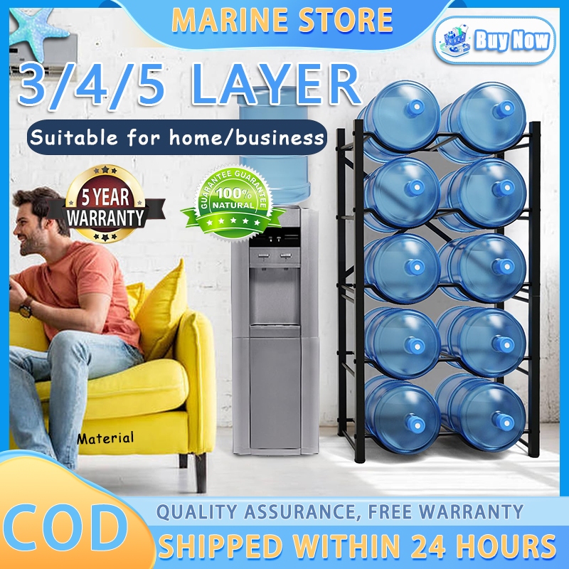 3/4/5 Layer Gallon Racks Water Dispenser Racks Home Office Bucket Racks ...
