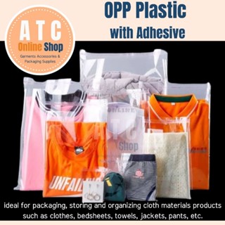 Clear OPP Plastic with Adhesive (50/100pcs) | Shopee Philippines