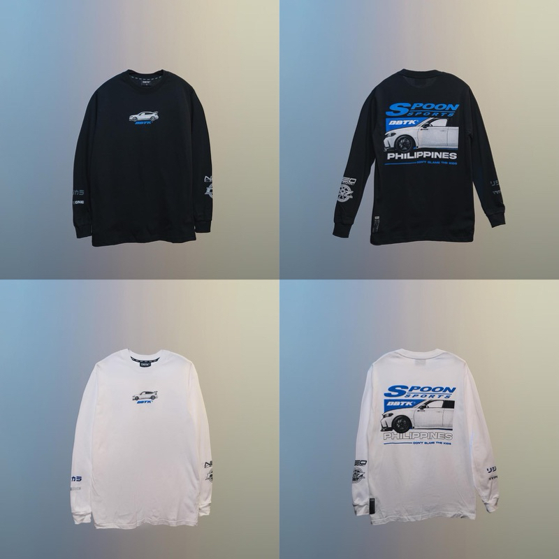 DBTK x Spoon Sports PH | Straight Spoon L/S Tee | Black, White ...