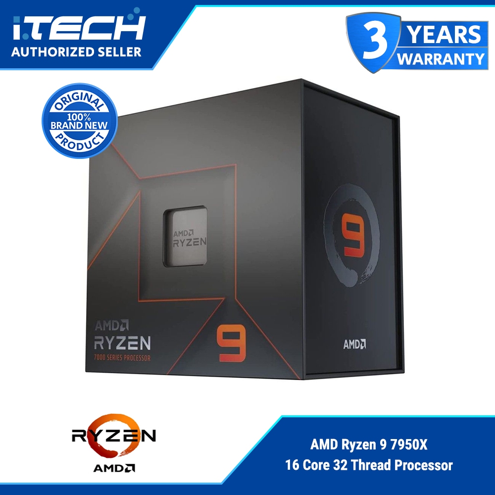 AMD Ryzen 9 7950X | 16 Core 32 Thread Processor | Shopee Philippines