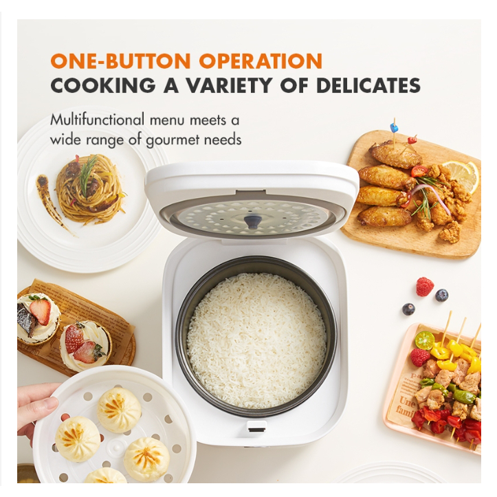 Gaabor Multifunctional Rice Cooker Cooking Set Up 24H & 8 Programmed ...