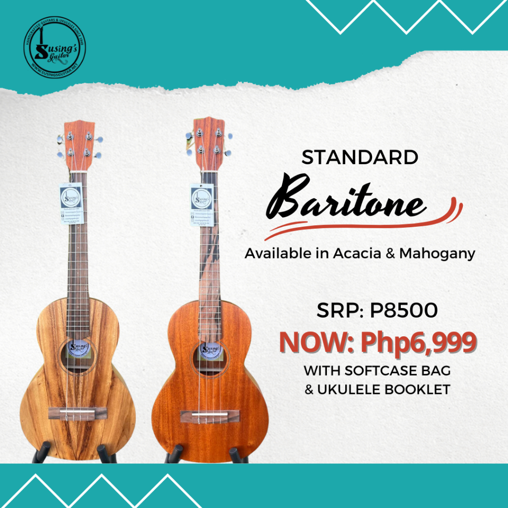 STANDARD HANDCRAFTED BARITONE UKULELE 30 INCHES TUNING DGBE | Shopee ...
