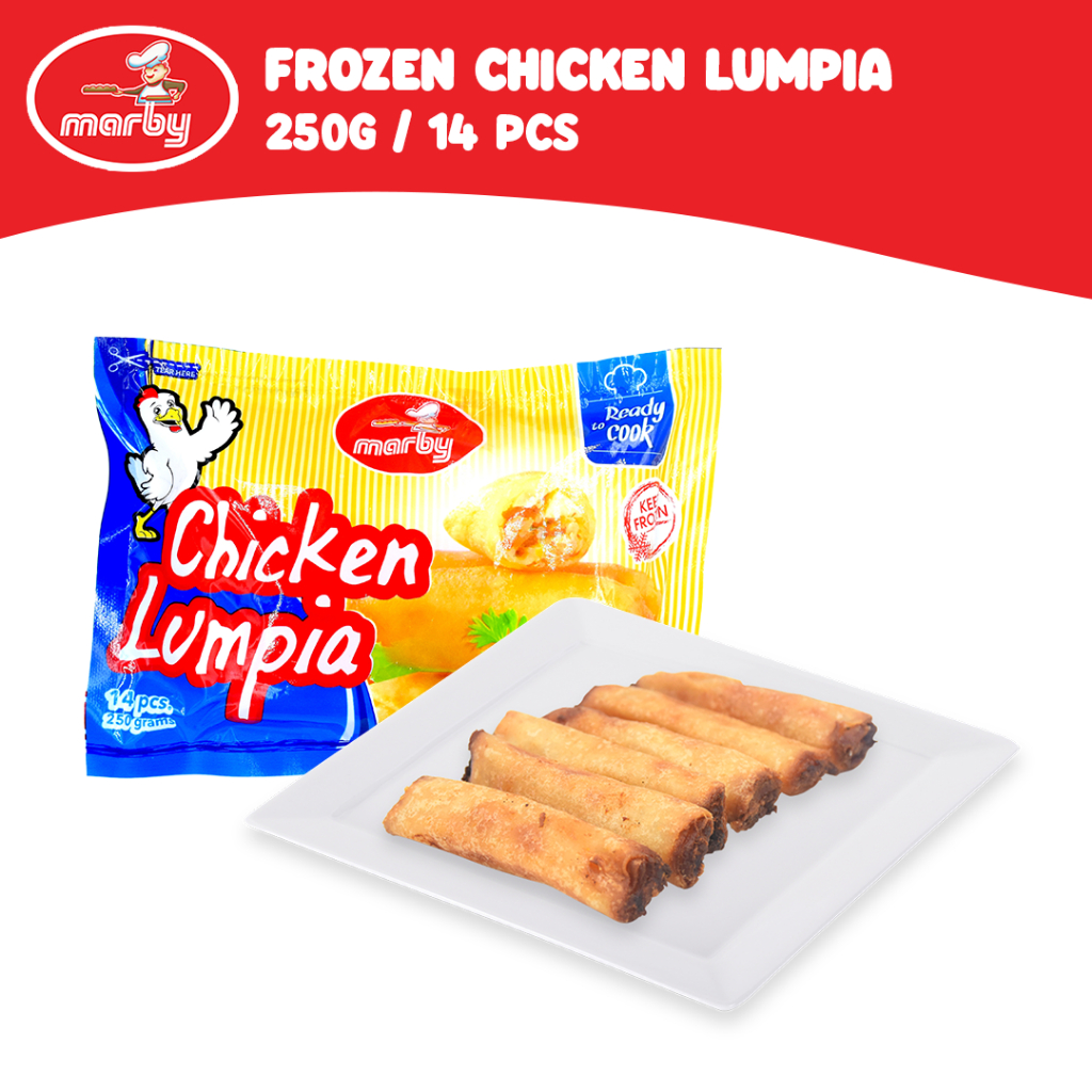 Marby Frozen: Chicken Lumpia - 14 pcs. | Shopee Philippines