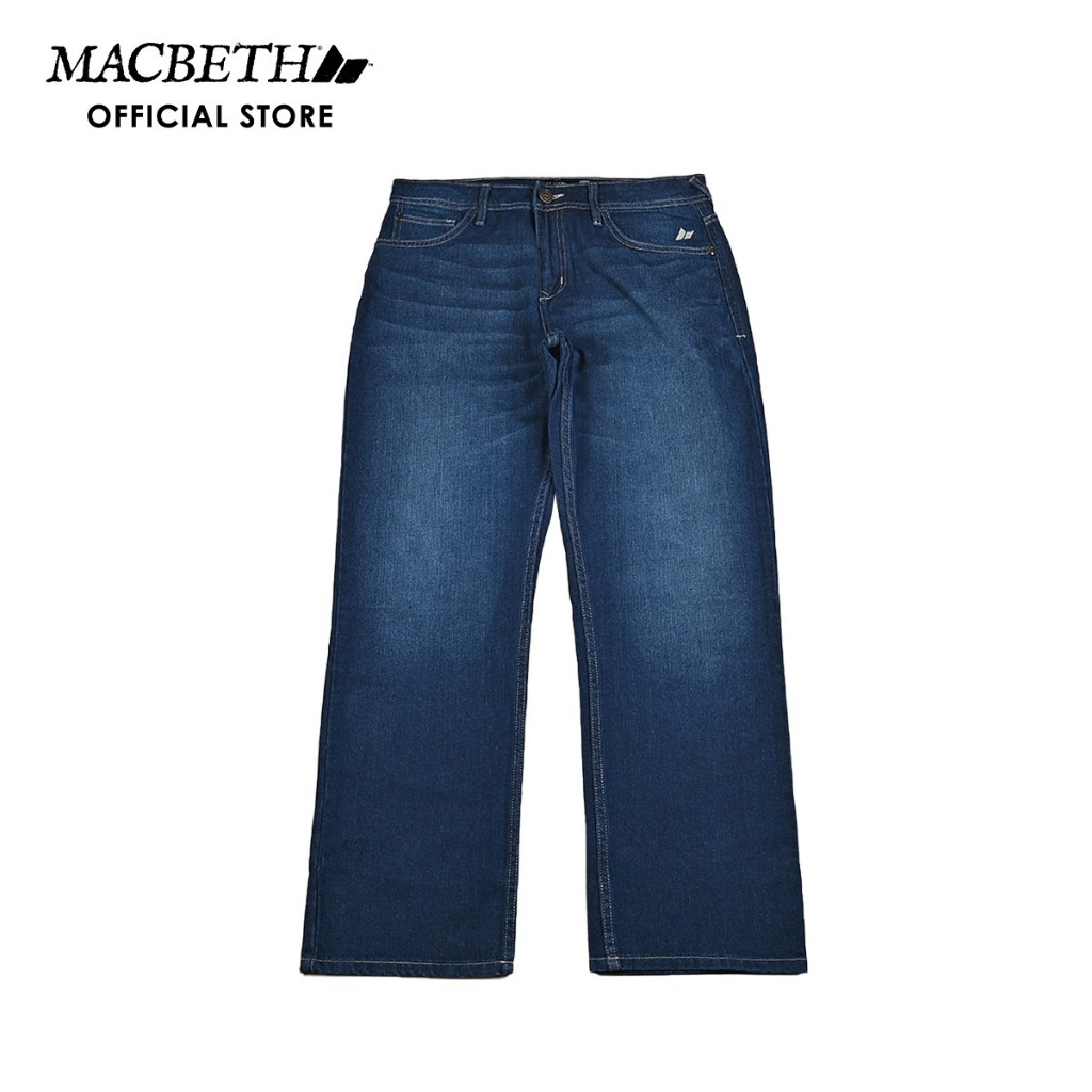 Macbeth Men's Reg. Denim Pants " MID RISE STRAIGHT CUT " | Shopee ...