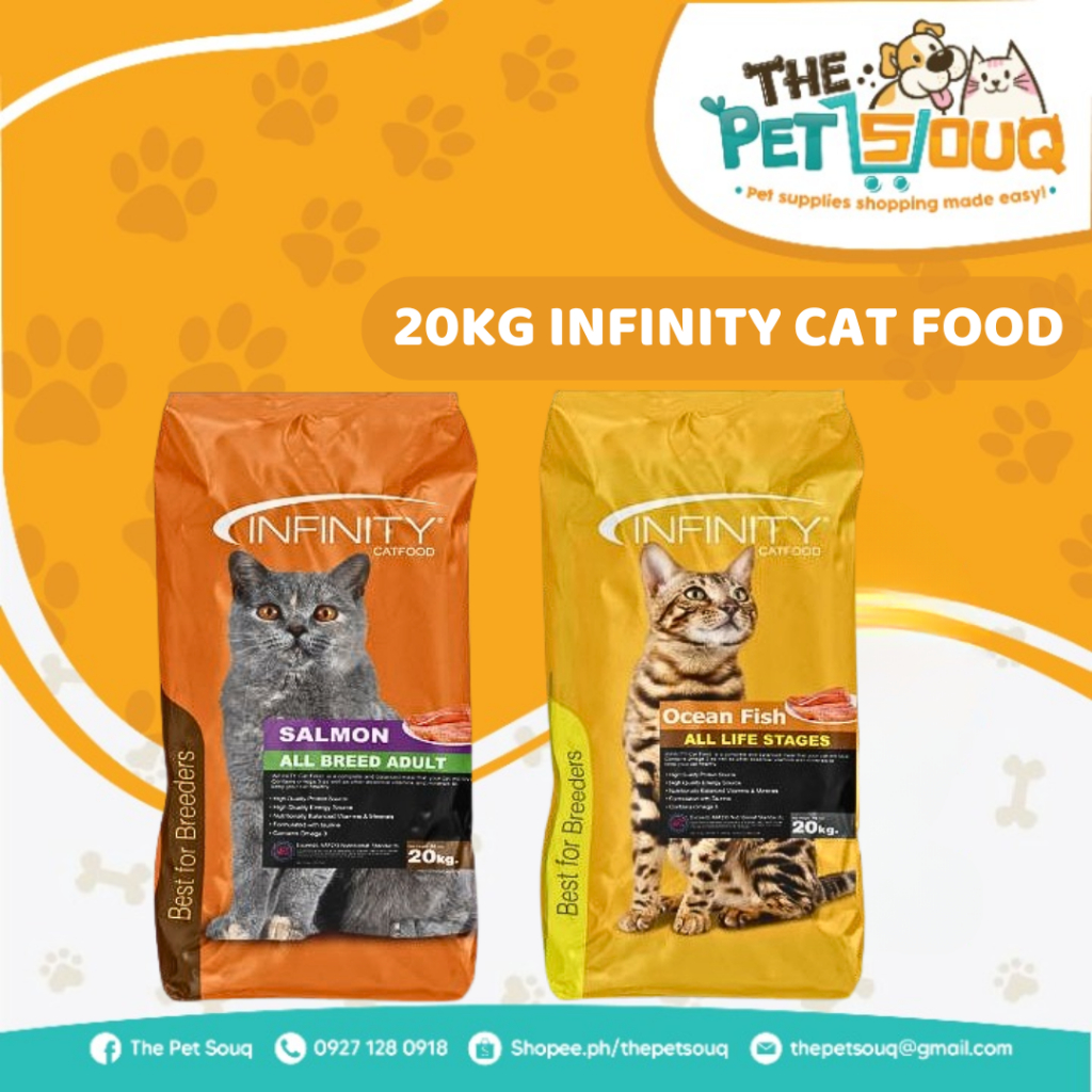 INFINITY CAT FOOD SALMON / OCEAN FISH 20KG | Shopee Philippines